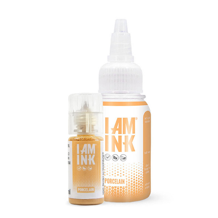 I AM INK - Tatoeage Inkt - True Pigments - Porcelain, 8,84